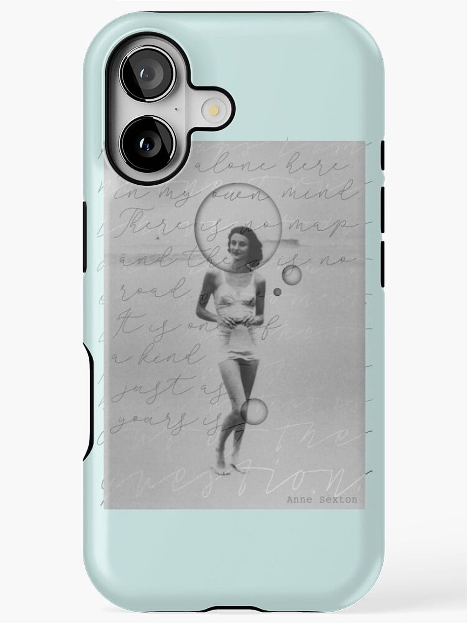 Anne Sexton Poetic Quote Phone Case for iPhone 11 12 13 14 15 16 17 Pro ...