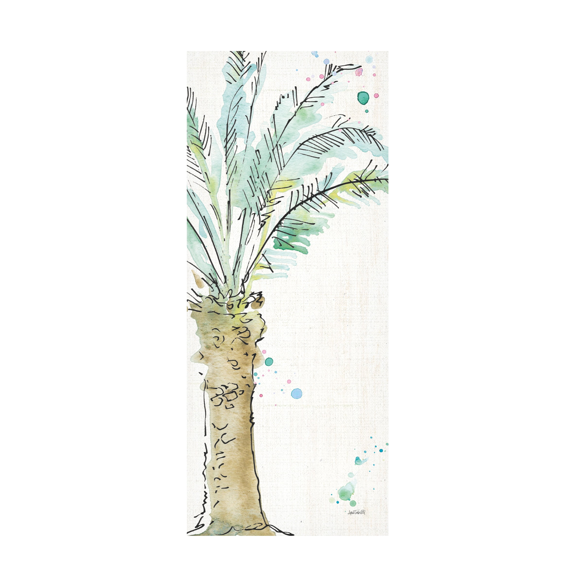 Anne Tavoletti 'Palm Passion VI no Words' Canvas Art - Walmart.com