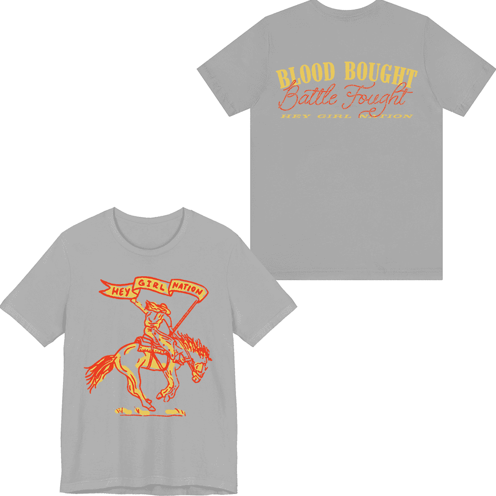 Anne Wilson Merch Hey Girl Nation Battle Fought T-shirt Printed Shirt ...