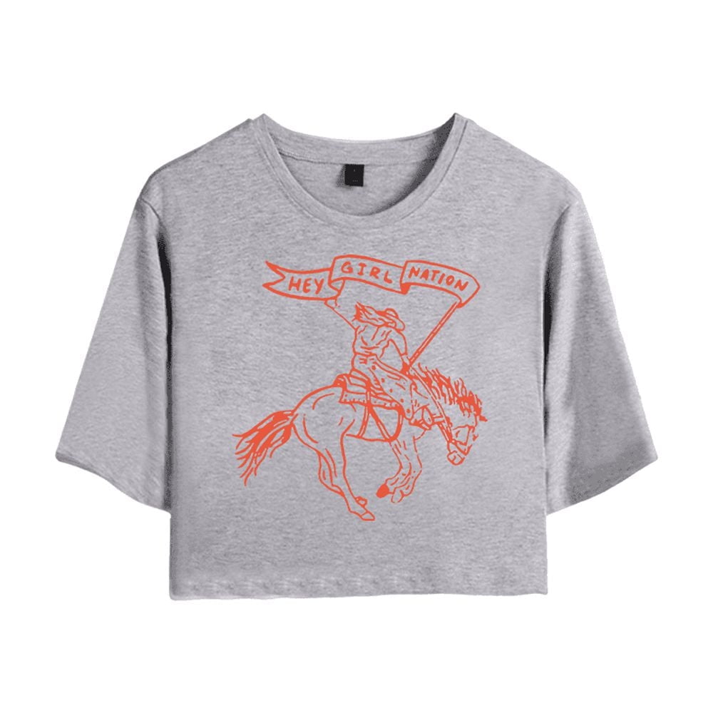 Anne Wilson Merch Hey Girl Nation Crop Top T-shirt Shorts Suits T Shirt ...