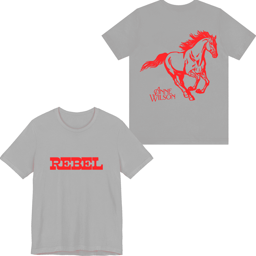 Anne Wilson Merch Rebel T-shirt Printed Shirt Unisex Men Women Tee ...