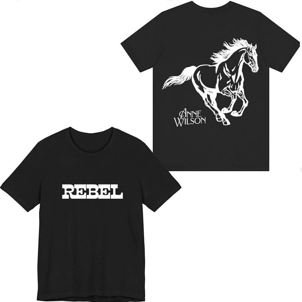 Anne Wilson Merch Rebel T-shirt Printed Shirt Unisex Men Women Tee ...