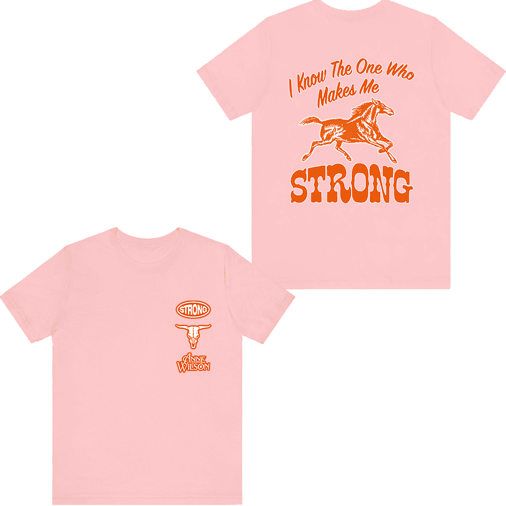 Anne Wilson Merch Strong T-shirt Printed Shirt Unisex Men Women Tee ...