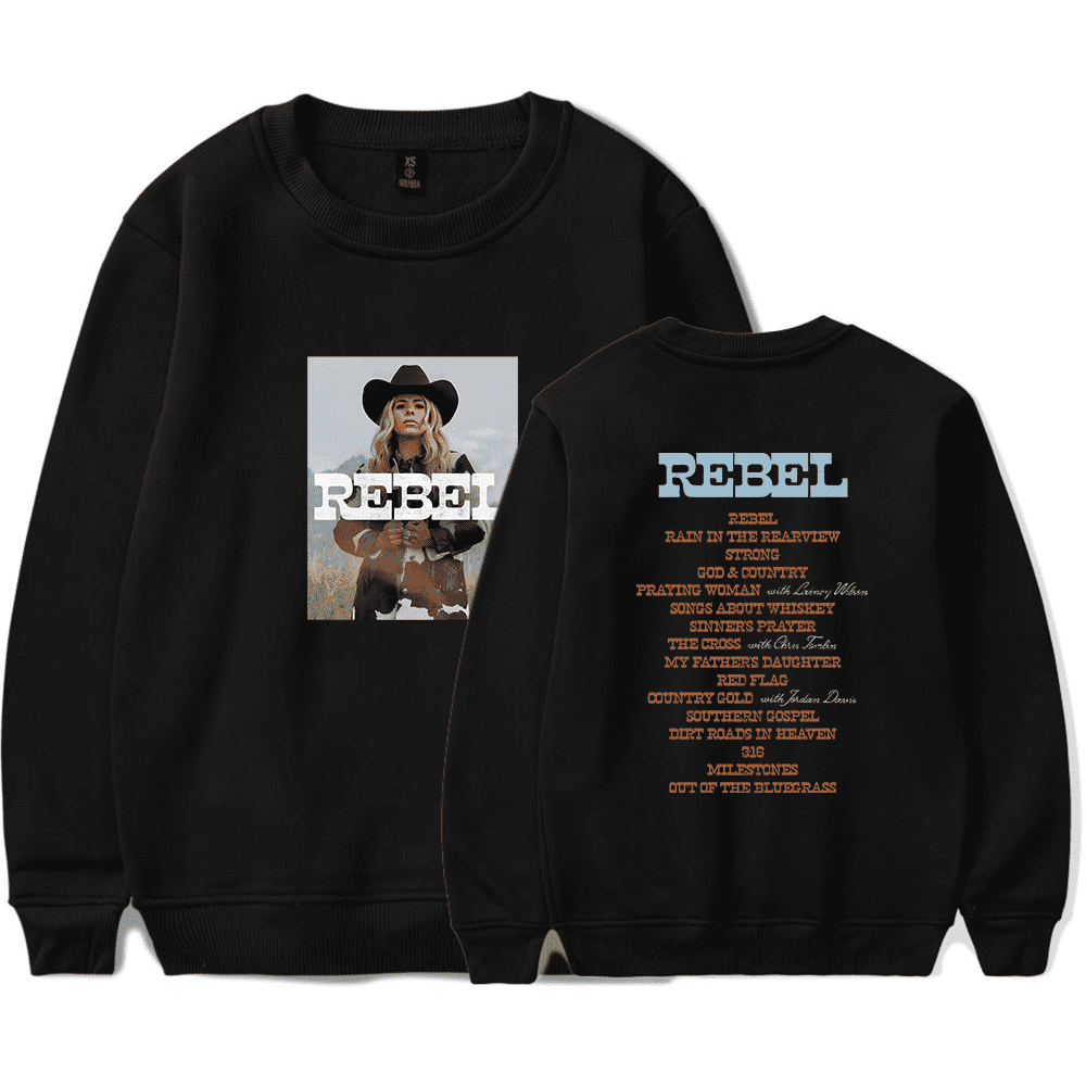 Anne Wilson Merch Sweatshirt Rebel New Album rewneck Fashion Unisex Men ...