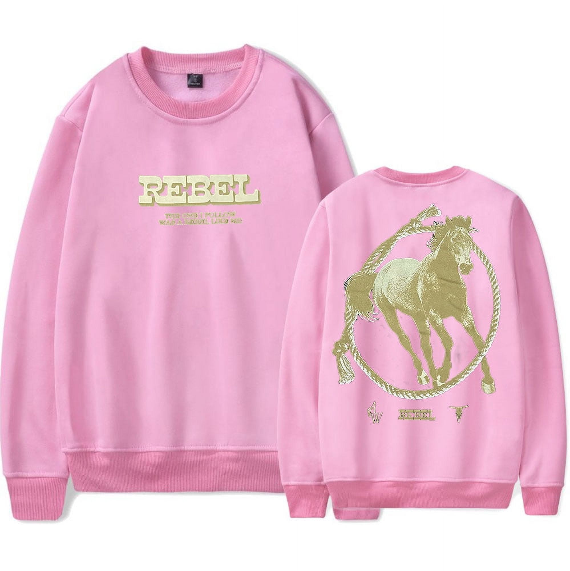 Anne Wilson REBEL Merch Men Long Sleeve Crew Neck Sweater Men/Women ...