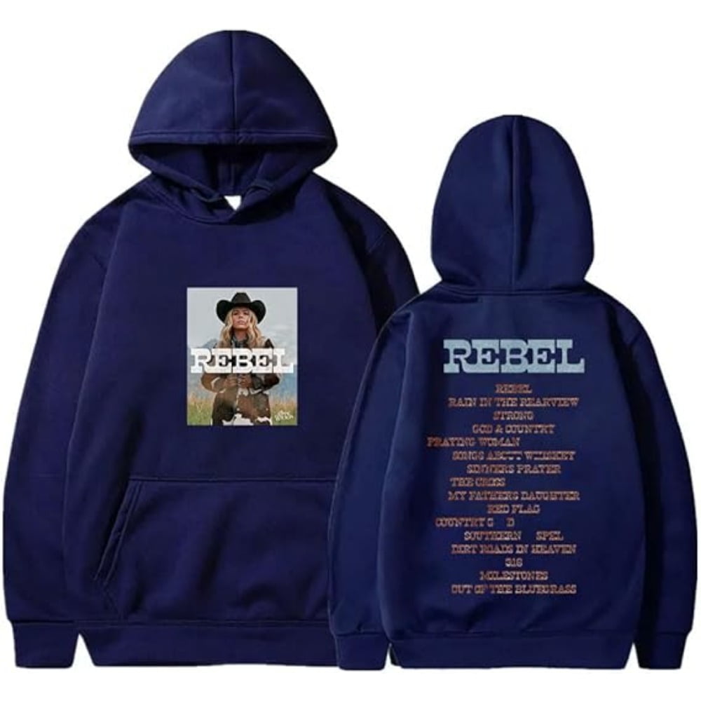 Anne Wilson Rebel Tour Tracklist Hoodies Merch Women Men Long Sleeve ...