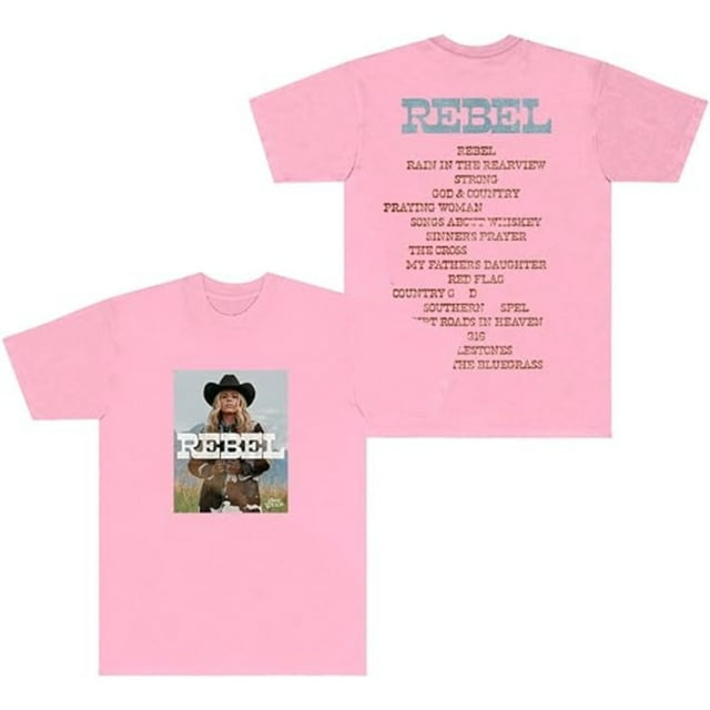 Anne Wilson Rebel Tour Tracklist T-shirt Merch Women Men Crewneck Short ...