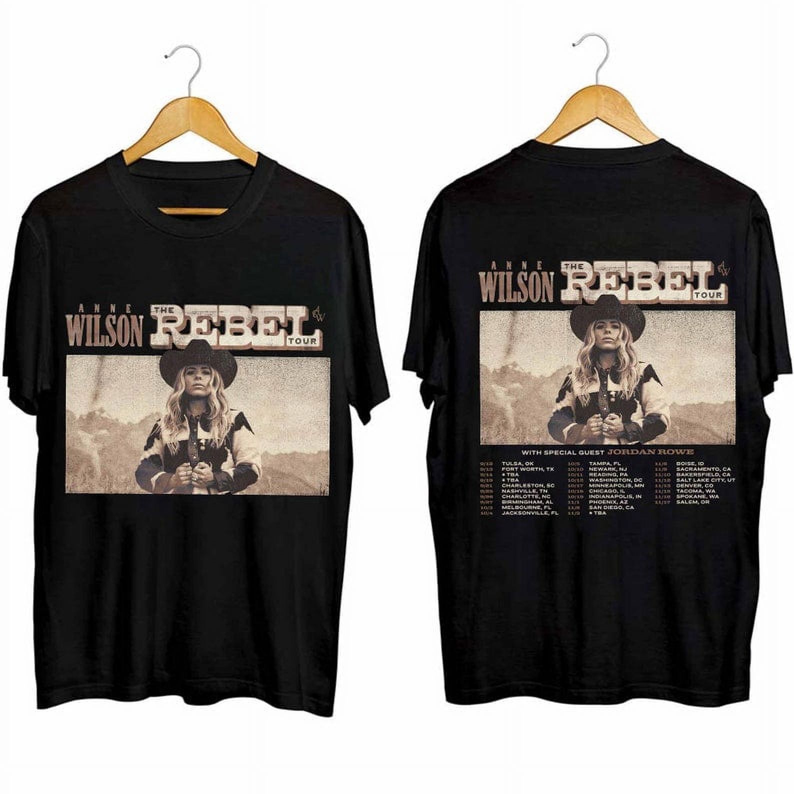 Anne Wilson - The Rebel Tour 2024 Shirt, Anne Wilson Country Music Shirt, Anne Wilson Fan Shirt ...