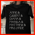 Anne of Green Gables Characters T-Shirt Anne & Gilbert & Diana ...