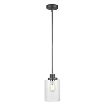 Monteaux Lighting 1-Light Oil-Rubbed Bronze Glass Mini Pendant - Walmart.com