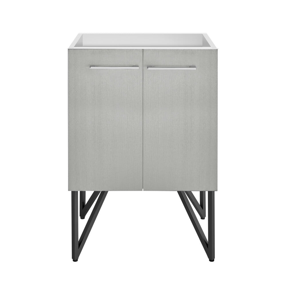 Annecy 24 Brushed Grey Bathroom Vanity Cabinet Only (SM-BV232 ...