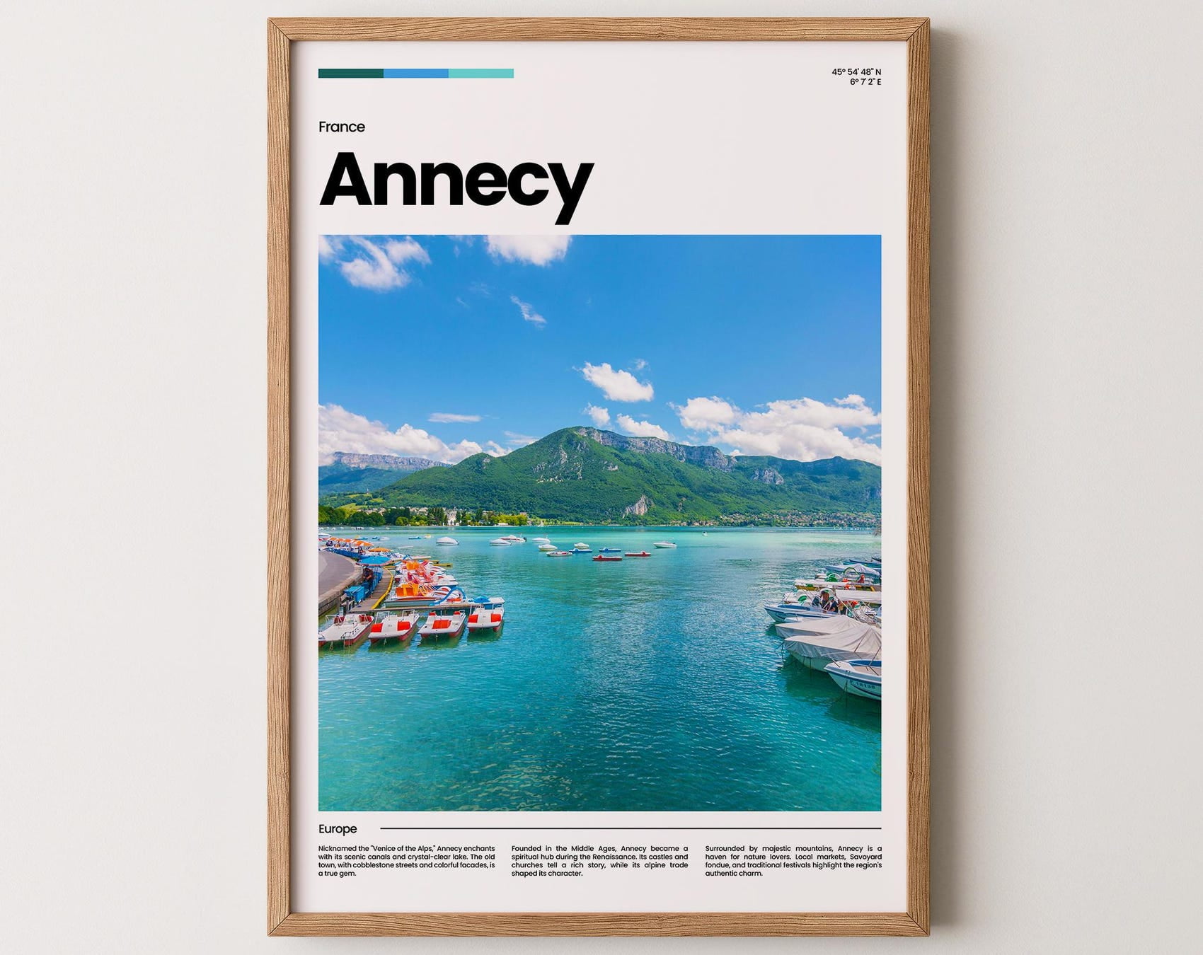 Annecy Poster, Annecy Print, Annecy Photo, Annecy Art, France Poster ...