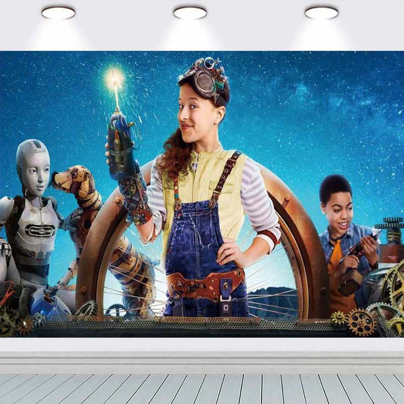 Annedroids Backdrop Banner Party Supplies Poster Birthday Decorations ...