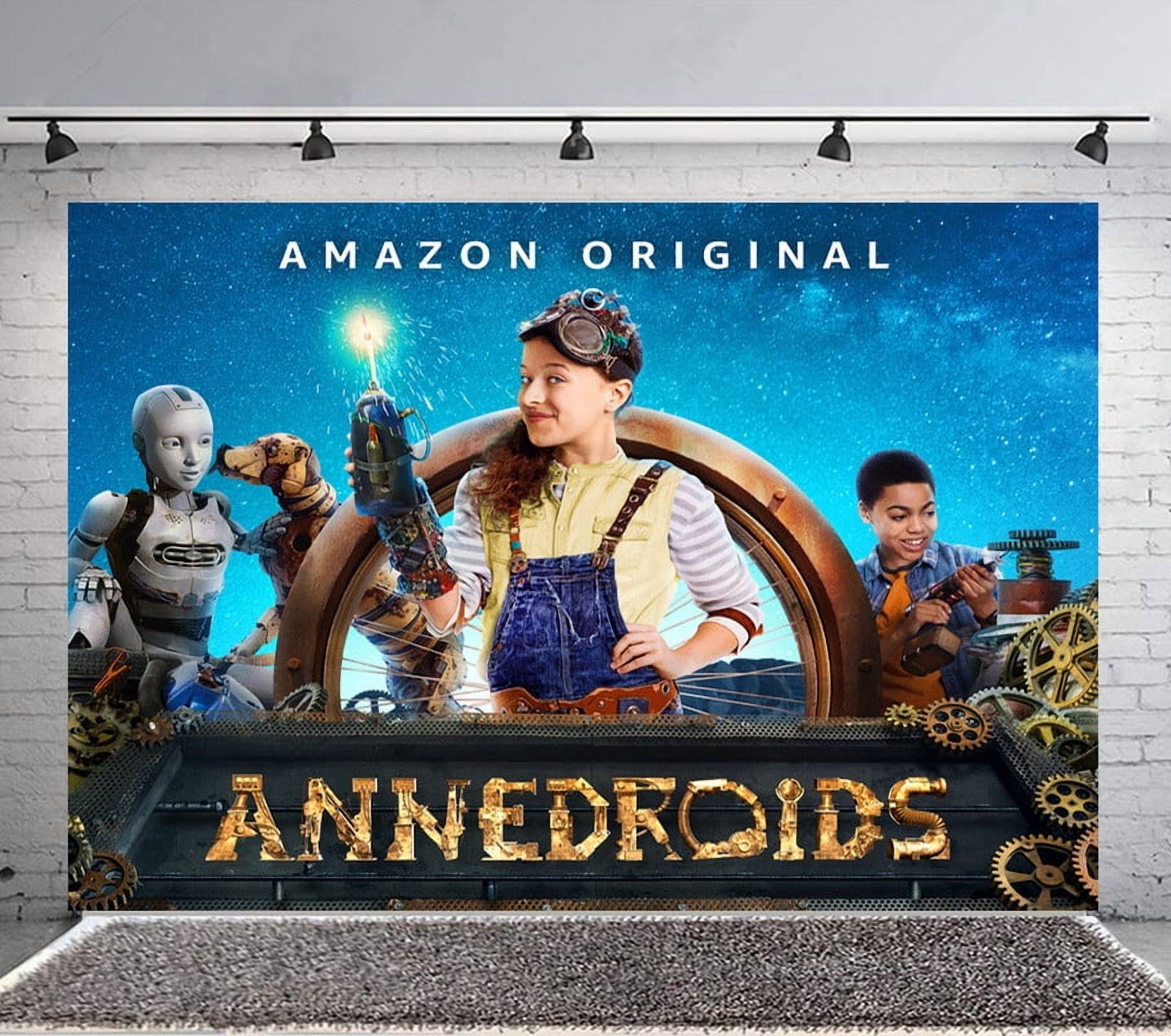 Annedroids Backdrop Banner Party Supplies Poster Movie Theme Background ...