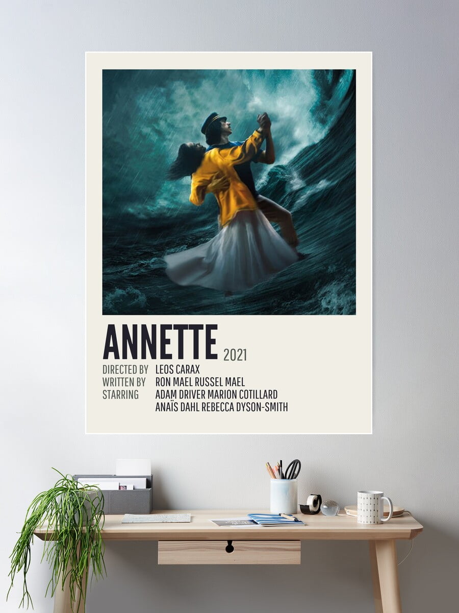 Annette (2021) Poster Wall Art, Modern Wall Decor For Living Room Bedroom, 8x12 UNFRAMED ...