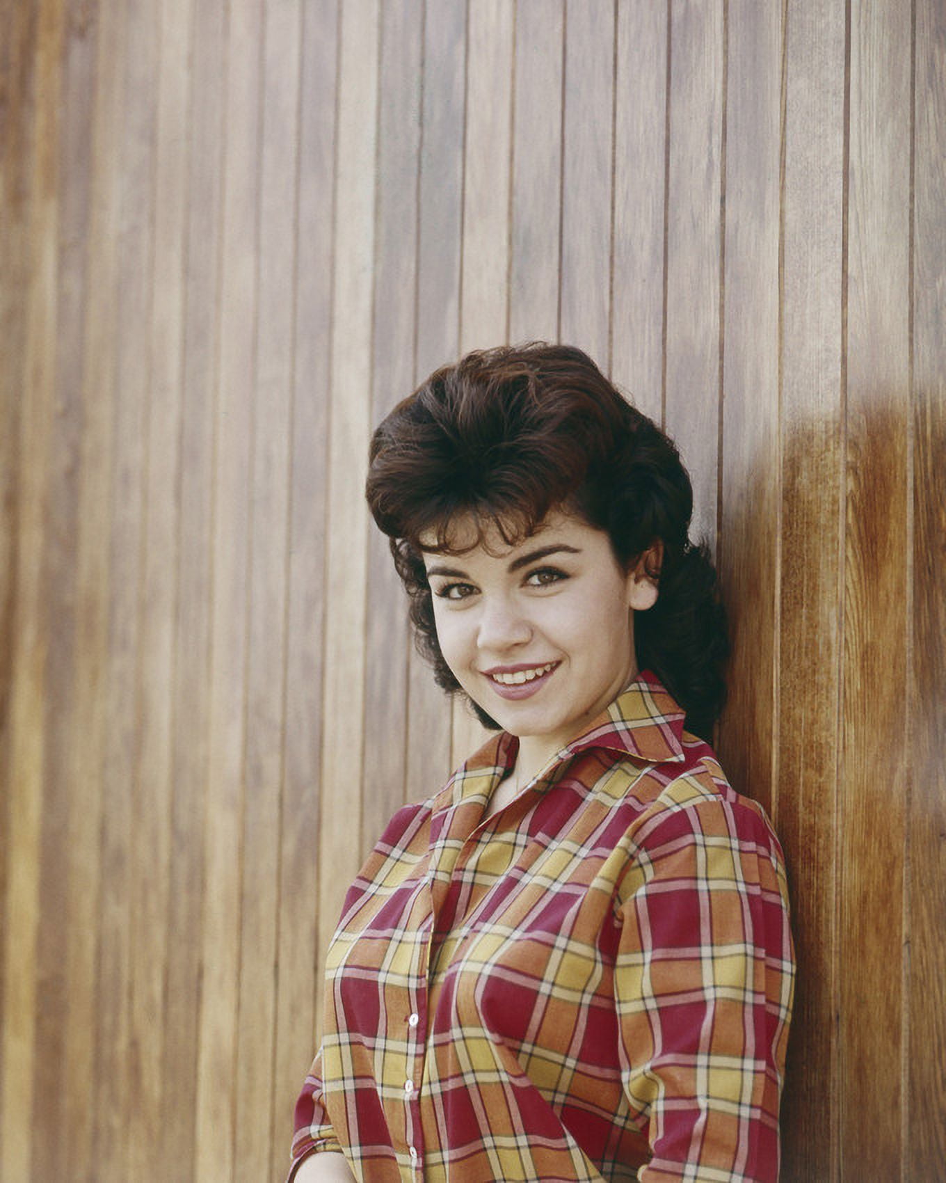 Annette Funicello 1960's Portrait In Red Checkered Western Outfit 24X36 ...