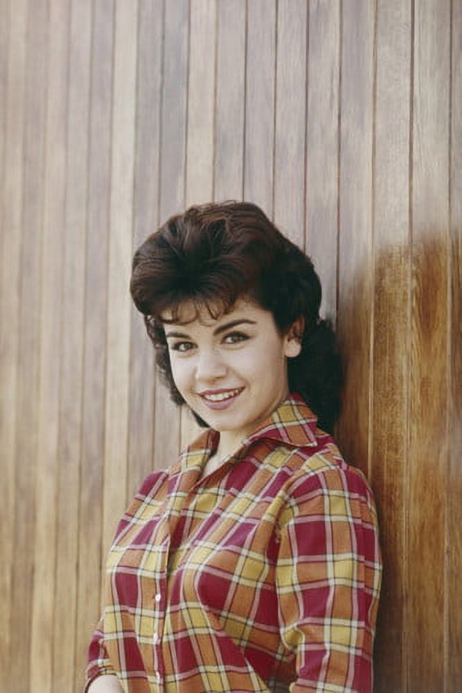 Annette Funicello 1960's portrait in red checkered western shirt 24x36 ...