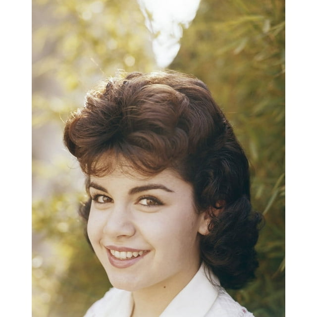 Annette Funicello Smiling 1960's Portrait In White Blouse 24X36 Classic ...