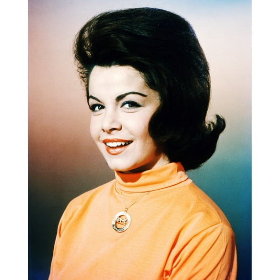 Annette Funicello in orange top 24x36 Movie Poster HD Aluminum Wall Art ...