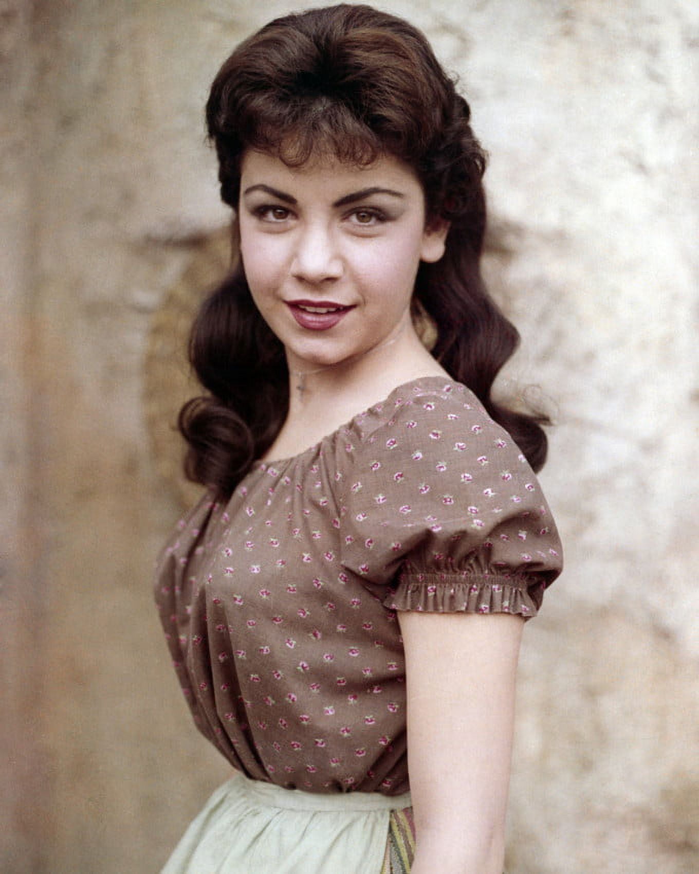Annette Funicello pretty portrait in vintage dress 24X36 POSTER ...