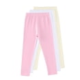 Annhoo 3 Pack Casual Pants for Kids Elastic Stretch Waist Solid Color ...