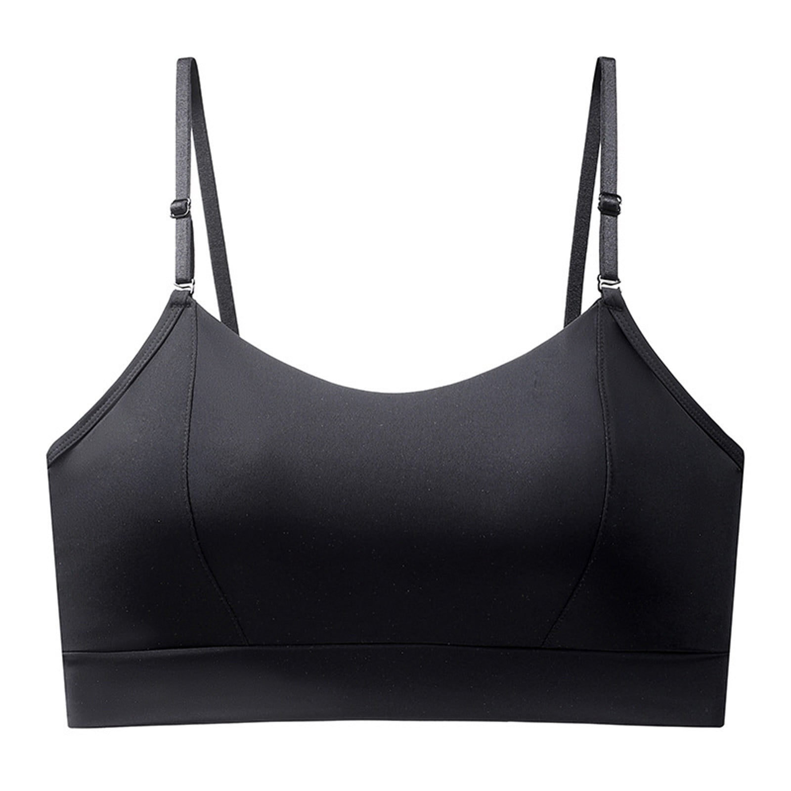 Annhoo Cami Bras for Women Plus Size Seamless Spaghetti Strap Underwear ...