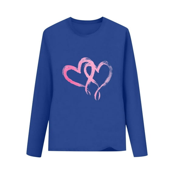 Annhoo Cute Tops for Children Loose Long Sleeve Round Neck Print ...