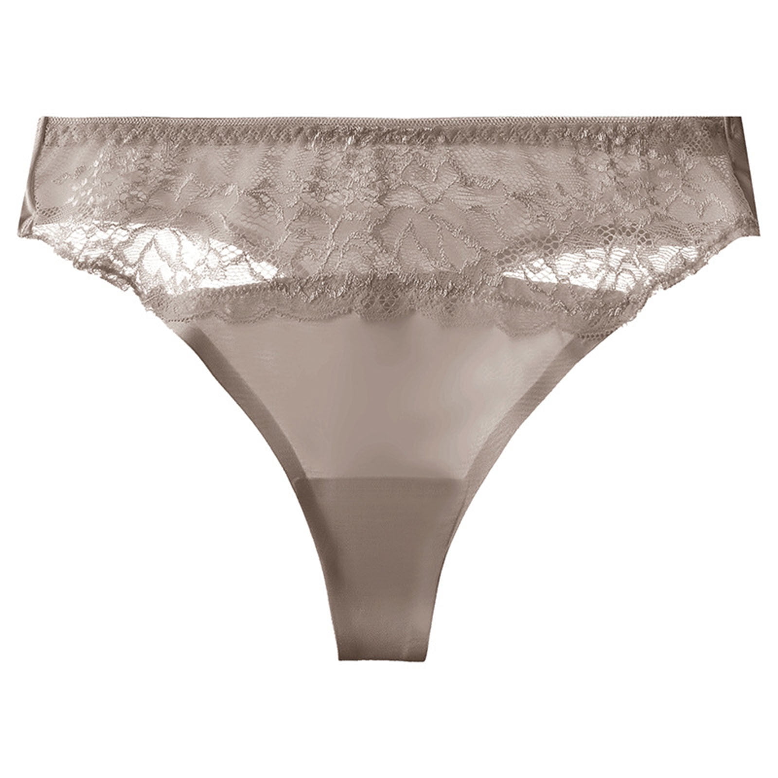 Annhoo G-String Thongs for Women Lace up High Waist Bikinis Briefs ...