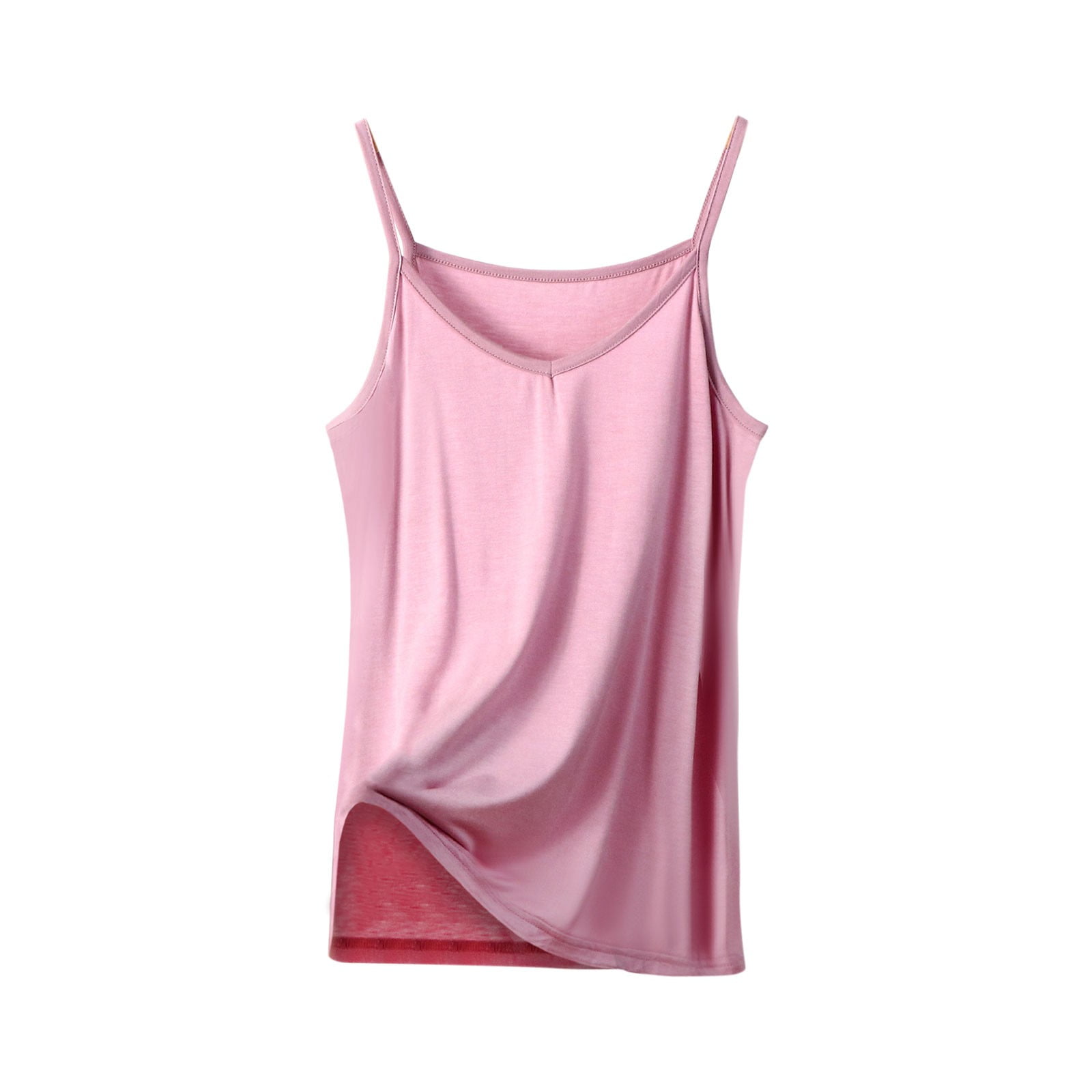 Annhoo Plus Size Cami Tops for Women Summer Spaghetti Strap Sleeveless ...