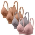 Annhoo Push Up Bras For Women Plus Size Full Coverage Wirefree