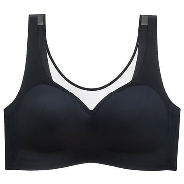 Fruit of the Loom Women's Seamless Comfy Longline Back Smoothing Bra, 2 ...