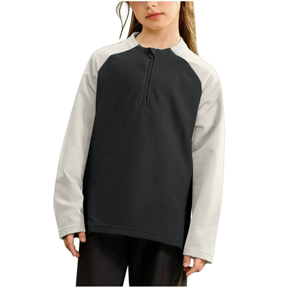 Annhoo Stretchable Lightweight Shirts for Toddler Long Sleeve Crewneck ...