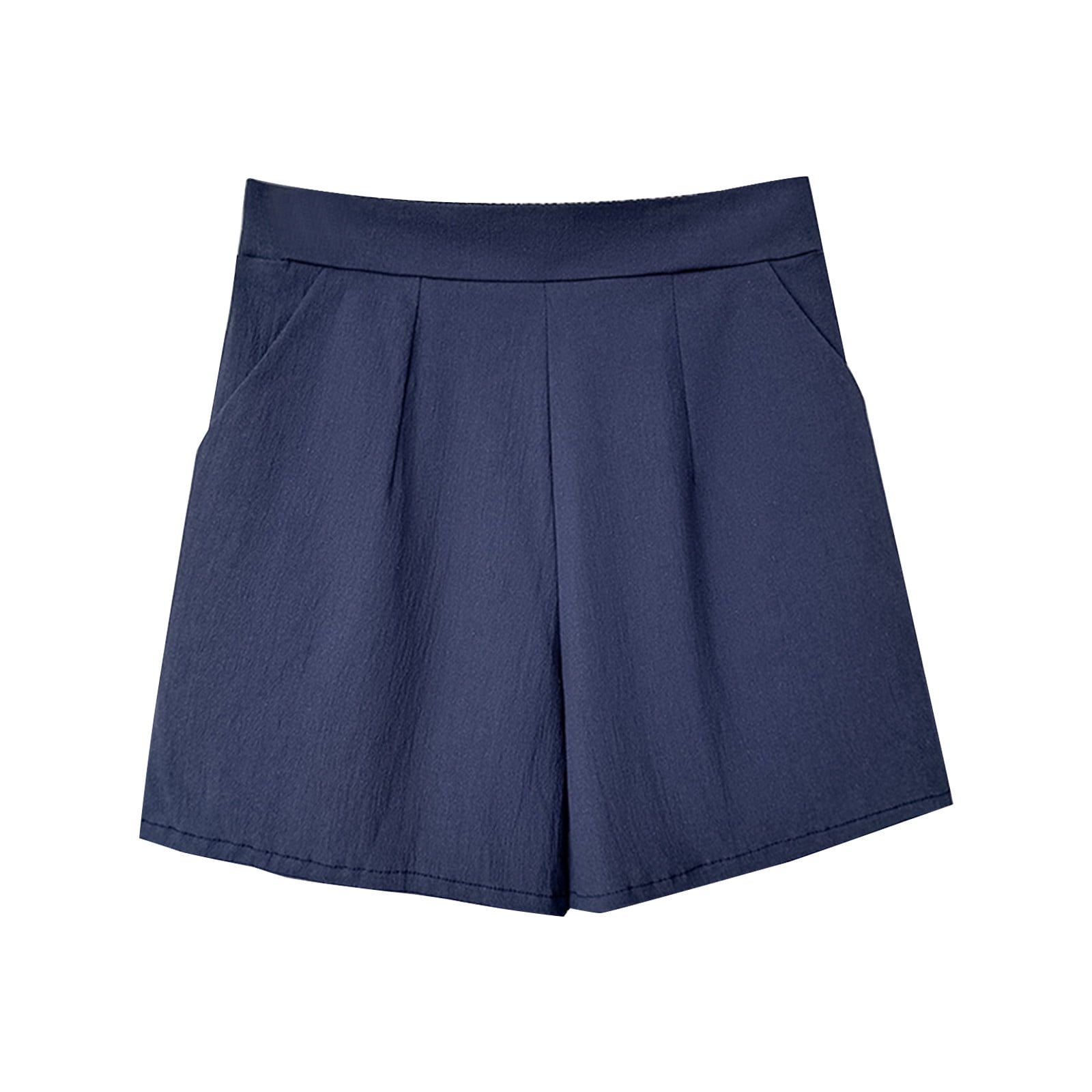 Annhoo Summer Dress Shorts for Women Casual Elastic Waist Wide Leg ...