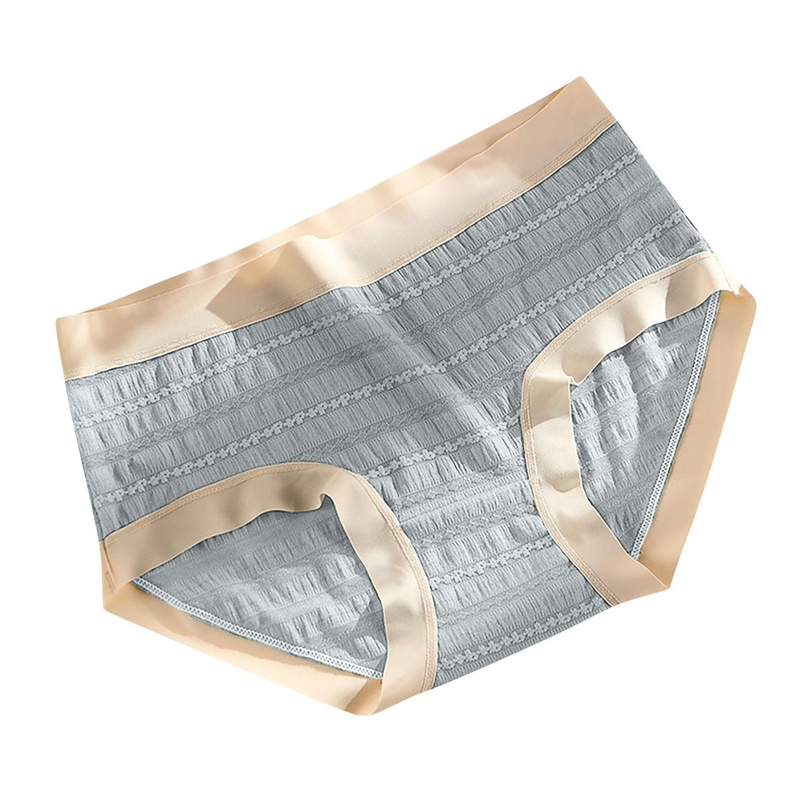 Annhoo Women's Briefs Underpants Striped Color Block No Show Seamless ...