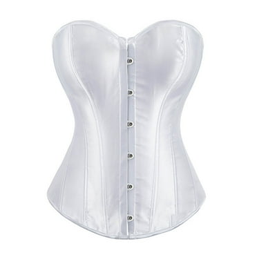 SAYFUT Fashion Women's Lace Up Boned Sexy Overbust Corset Bustier Plus ...