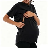 Annhoo Women's Nursing Tops Summer Fashion Breastfeeding Maternity ...