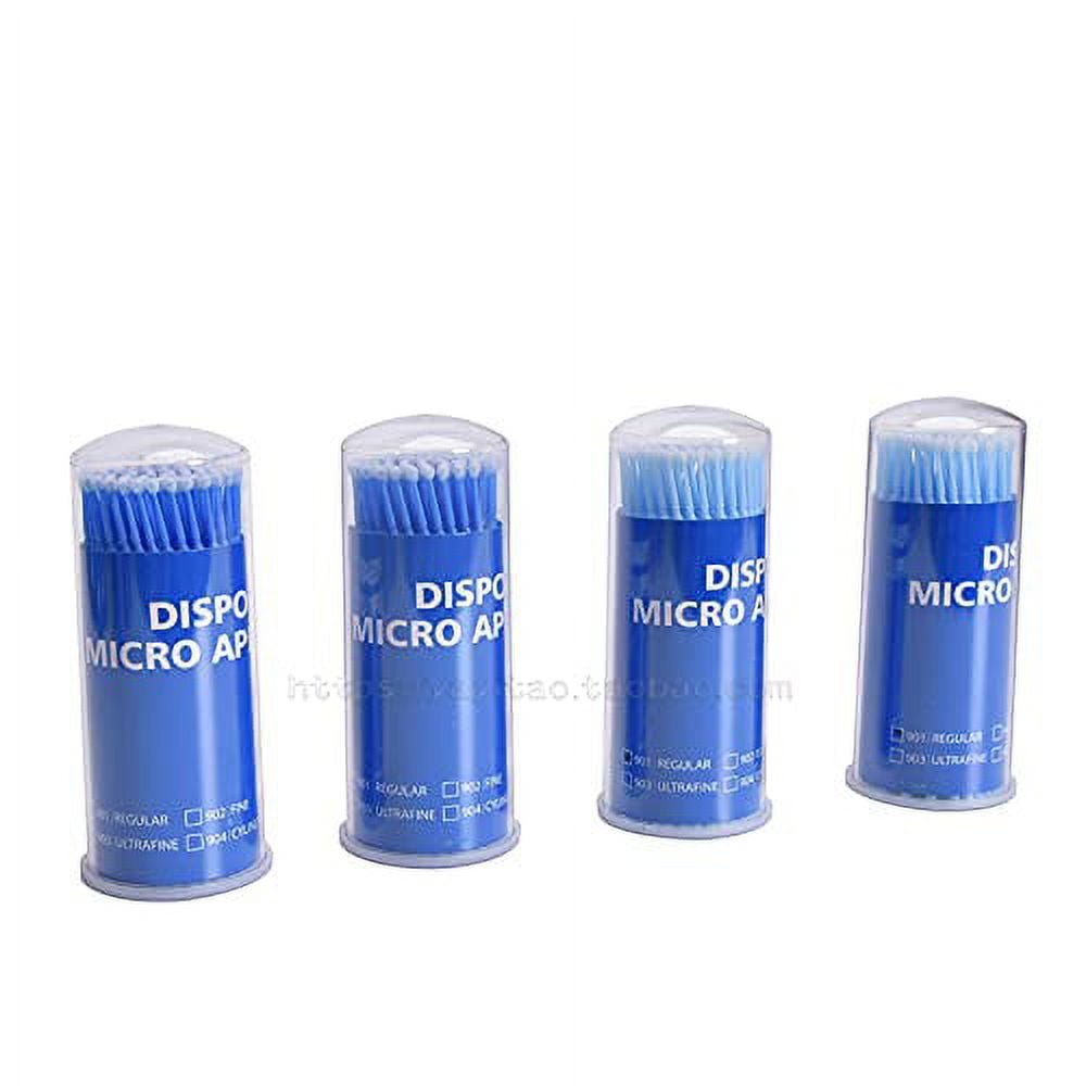 Annhua 400 PCS Disposable Micro Applicator Dental Brush Bendable, Application Micro Swabs for ...