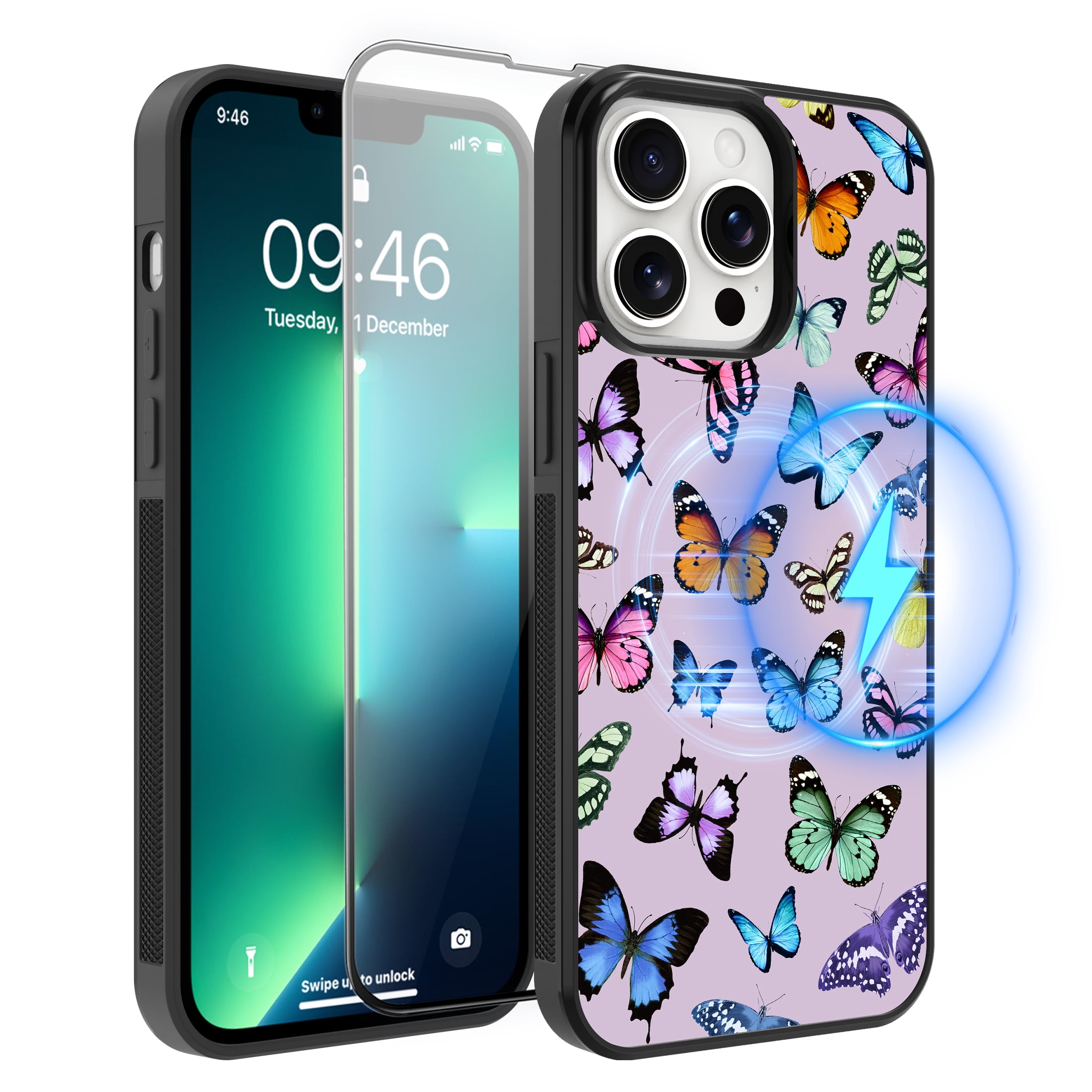 Anniamy Magnetic for iPhone 13 Pro Case, [Compatible with MagSafe] Cute ...