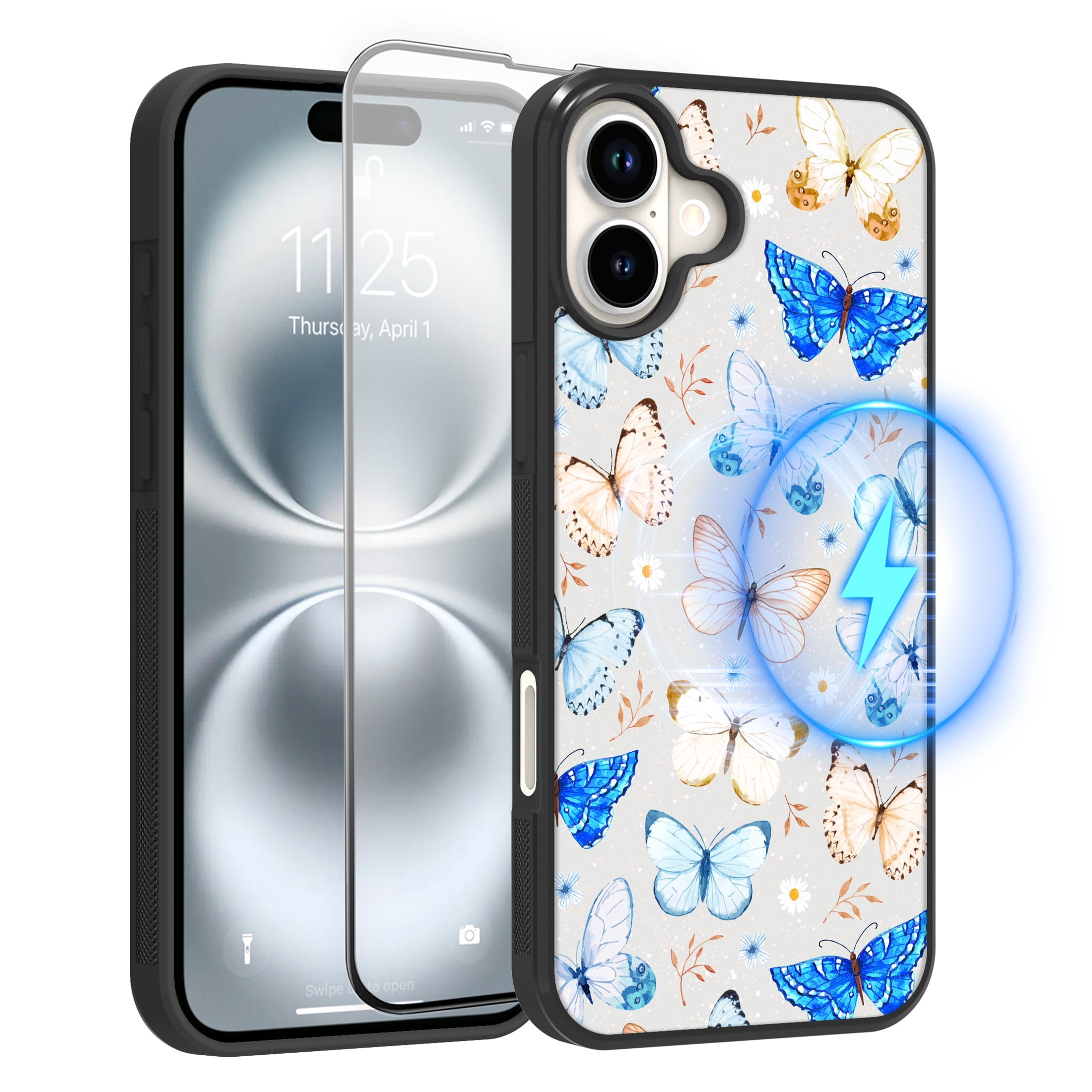 Anniamy Magnetic for iPhone 16 Plus Case, [Compatible with MagSafe ...