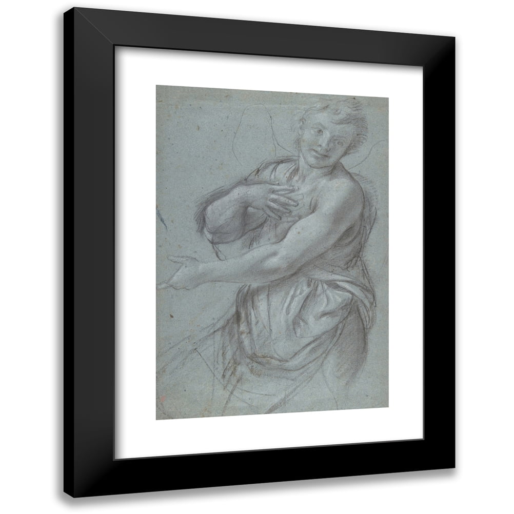 Annibale Carracci 13x18 Black Modern Framed Museum Art Print Titled ...
