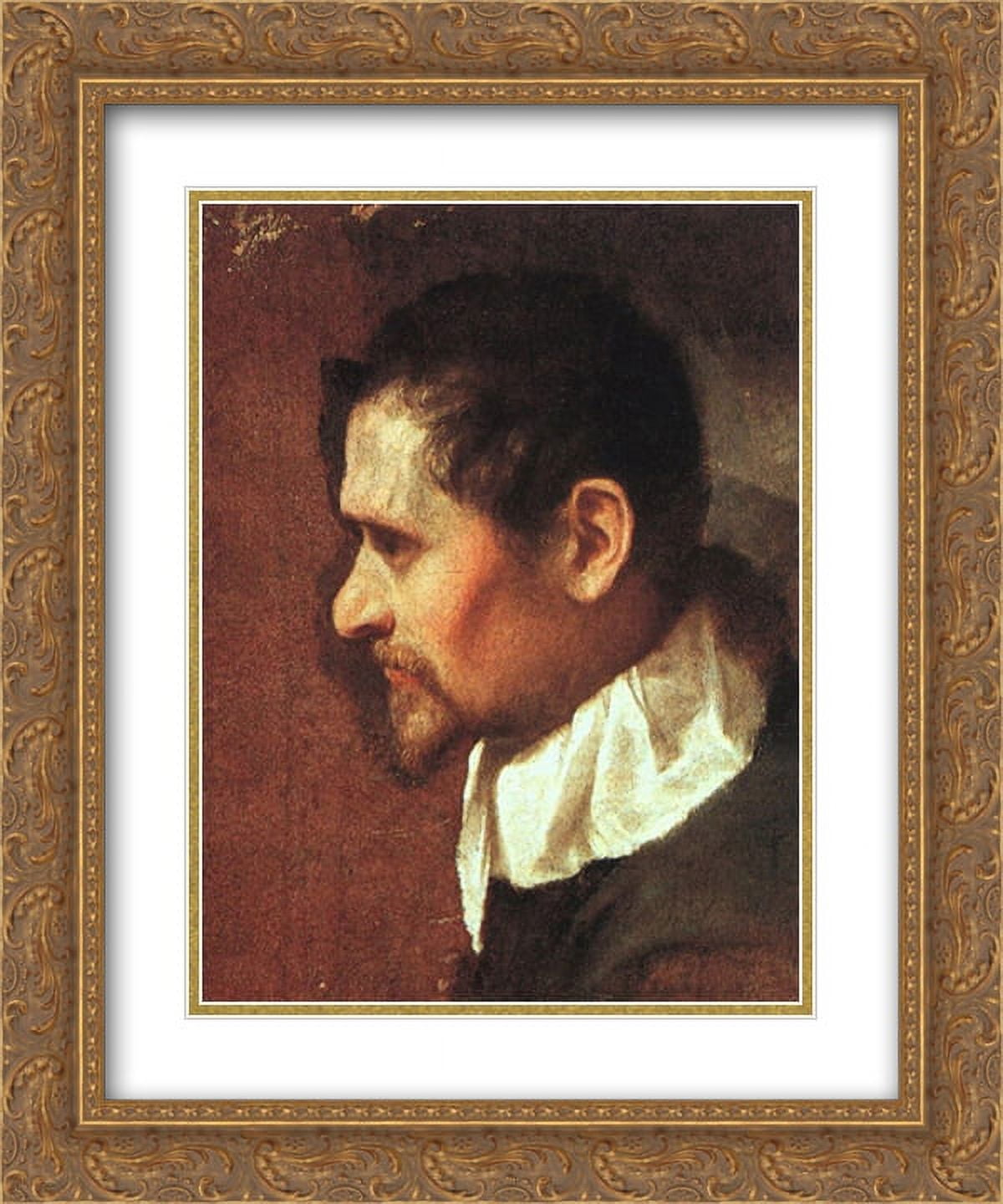 Annibale Carracci 2x Matted 20x24 Gold Ornate Framed Art Print 'Self ...