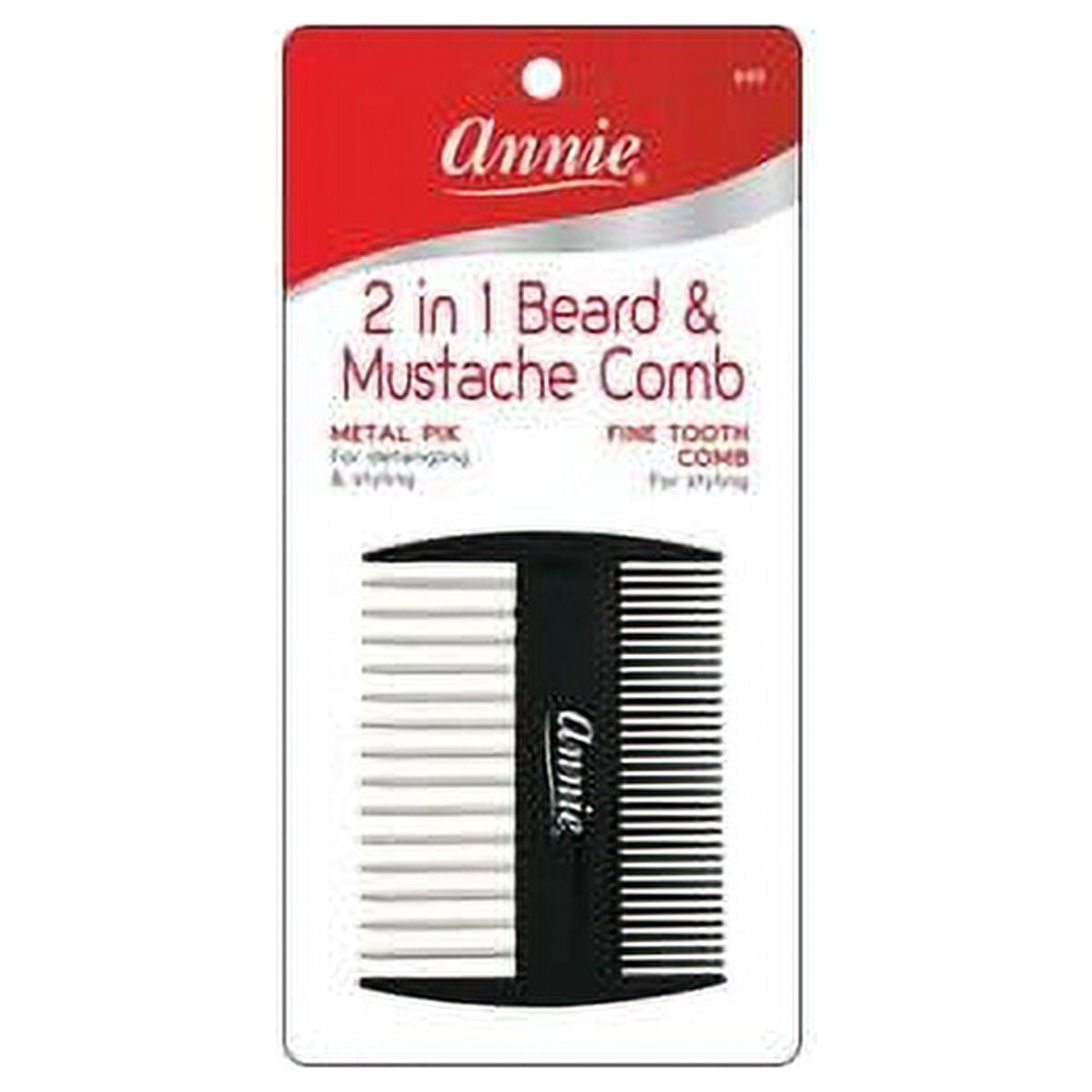 Annie 2 In 1 Beard & Mustache Comb,Pack of 6 - Walmart.com