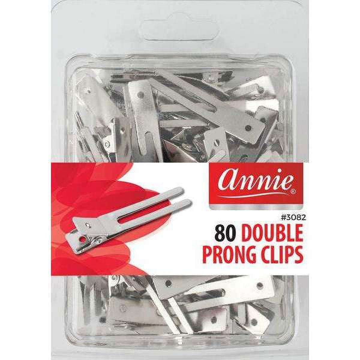 Annie #3082 Double Prong Clips 80Ct - Walmart.com
