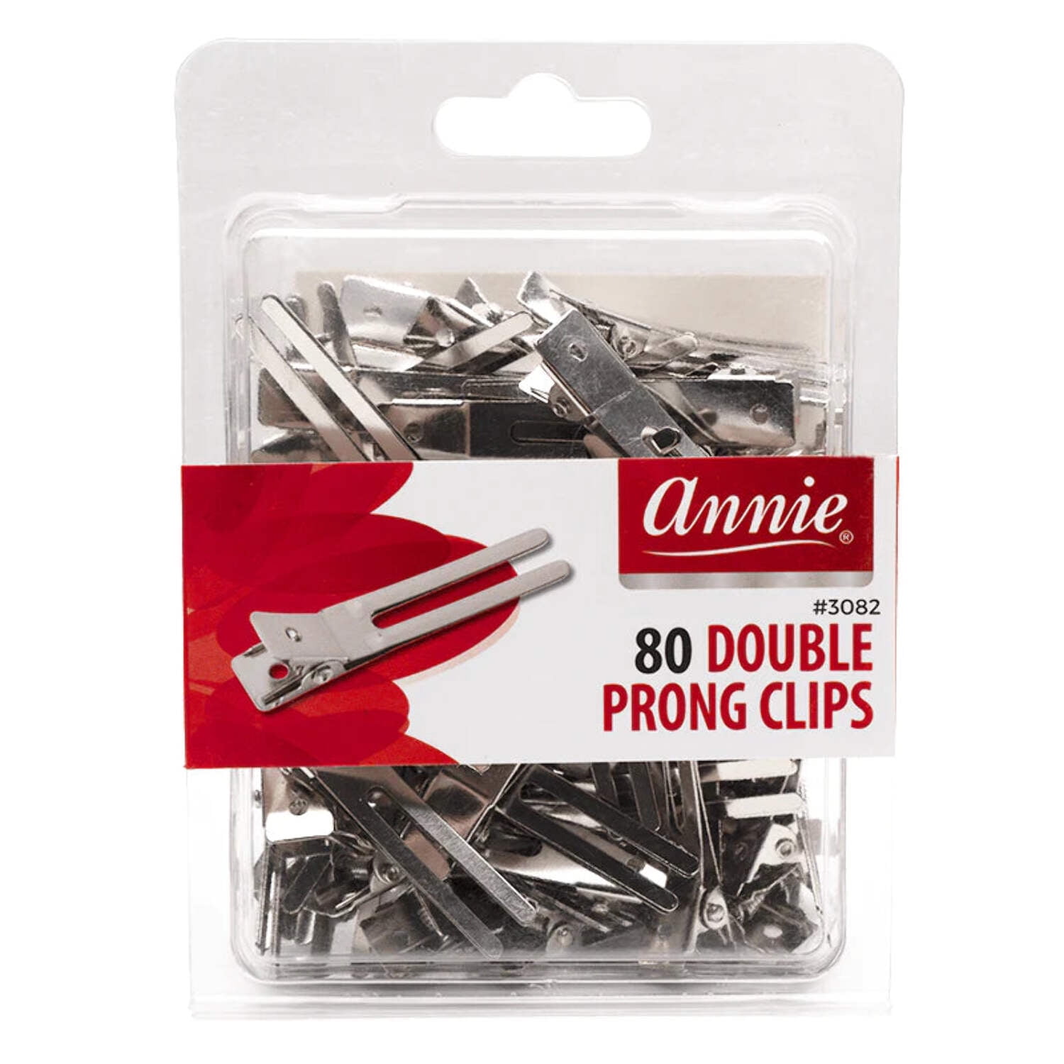 Annie- Double Prong Clips 80ct (#3082) - Walmart.com