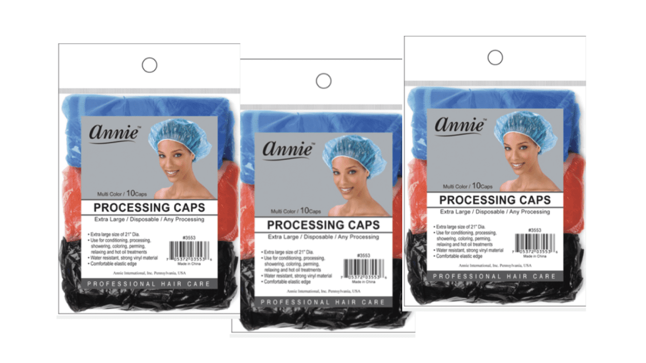 Annie #3553 Processing Cap 10 Pc X-large Assorted 3 pack - Walmart.com
