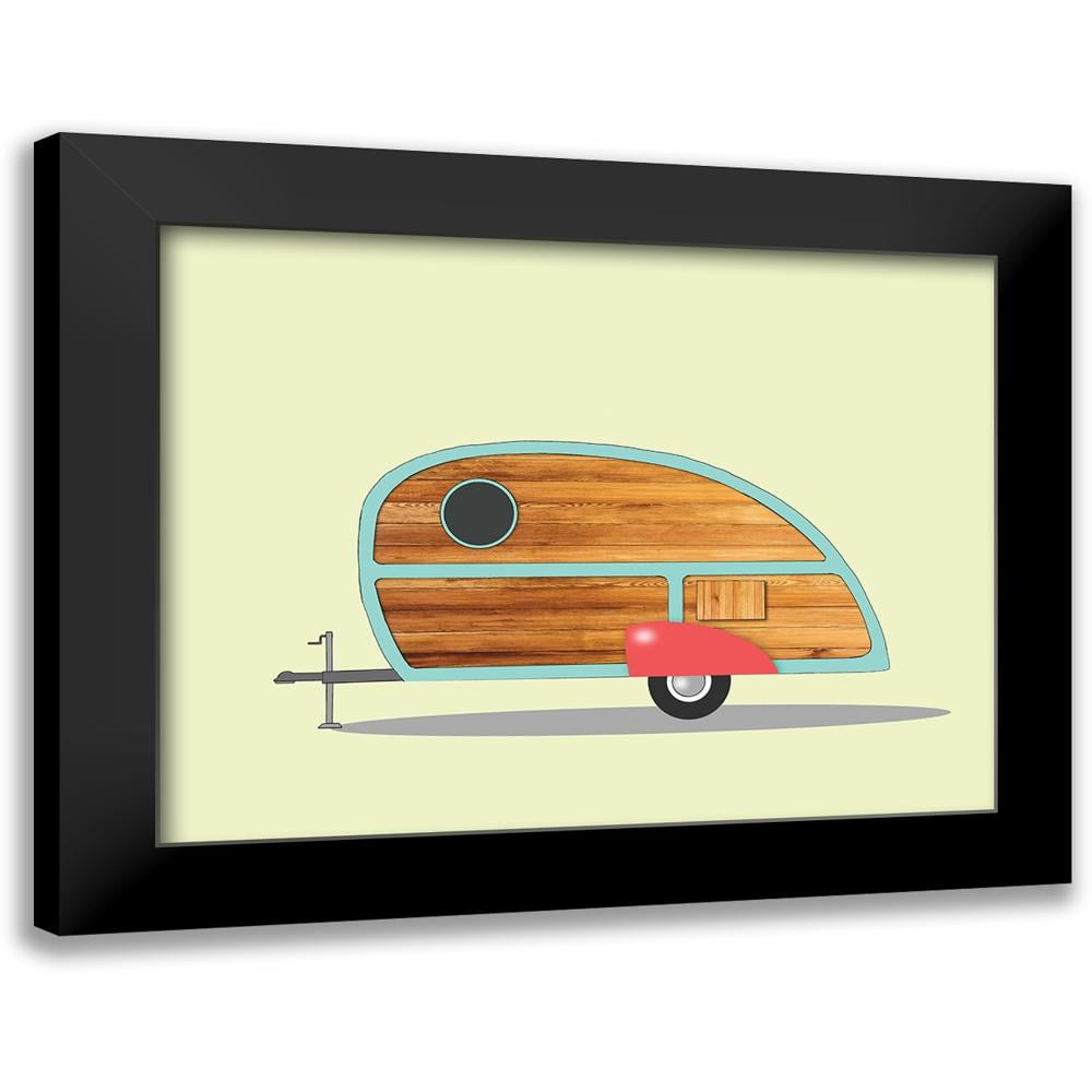 Annie Bailey Art 14x12 Black Modern Framed Museum Art Print Titled ...