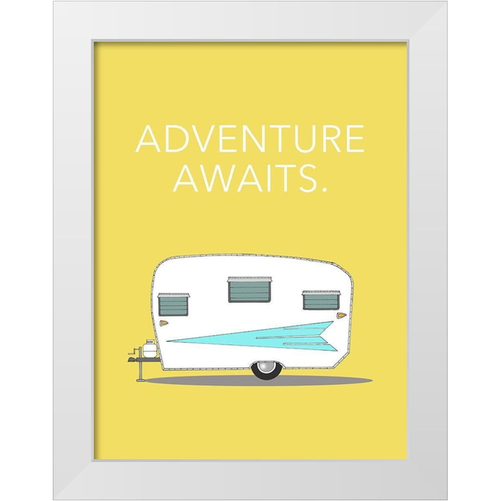 Annie Bailey Art 15x18 White Modern Wood Framed Museum Art Print Titled ...