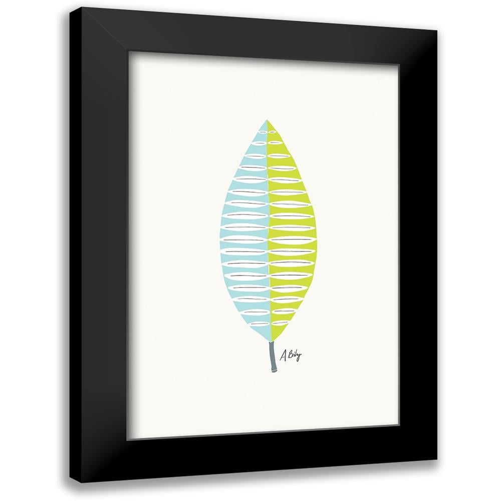 Annie Bailey Art 17x24 Black Modern Framed Museum Art Print Titled ...