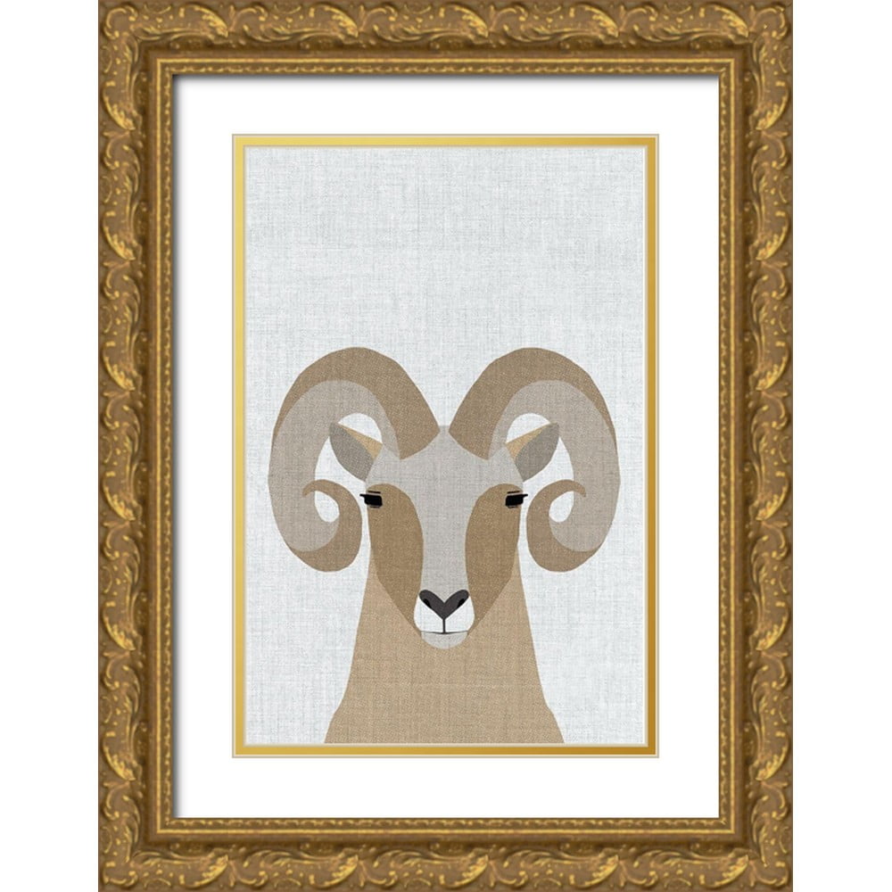 Annie Bailey Art 17x24 Gold Ornate Wood Framed with Double Matting ...