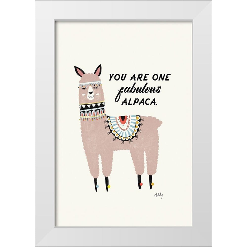 Annie Bailey Art 23x32 White Modern Wood Framed Museum Art Print Titled ...